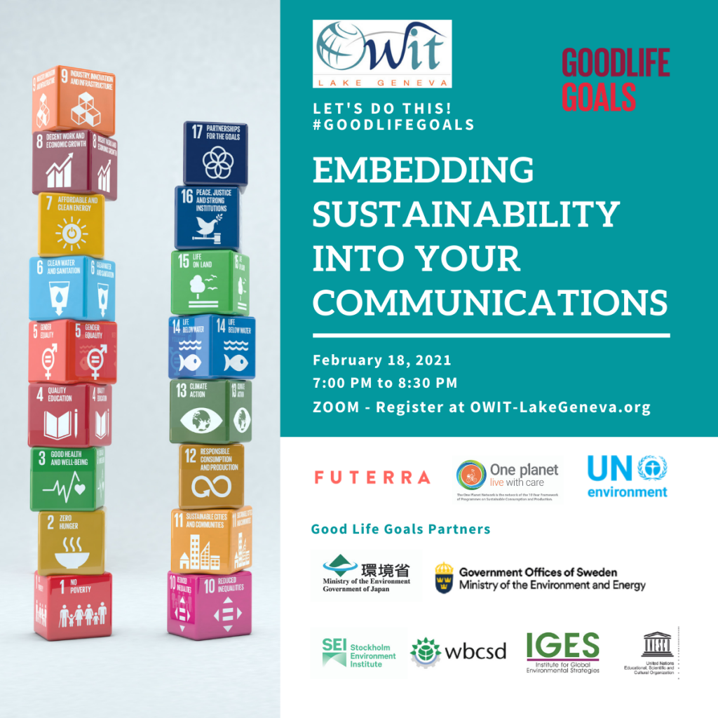 EMBEDDING SUSTAINABILITY INTO YOUR COMMUNICATIONS – OWIT International
